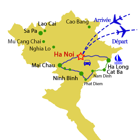 De la vallée de Mai Chau à la Baie d’Halong - Circuits trekking au Vietnam