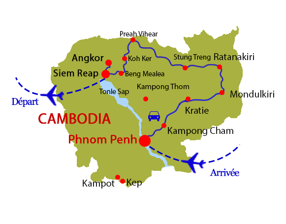 Circuit en famille au Cambodge en 15 jours | Vacances en famille